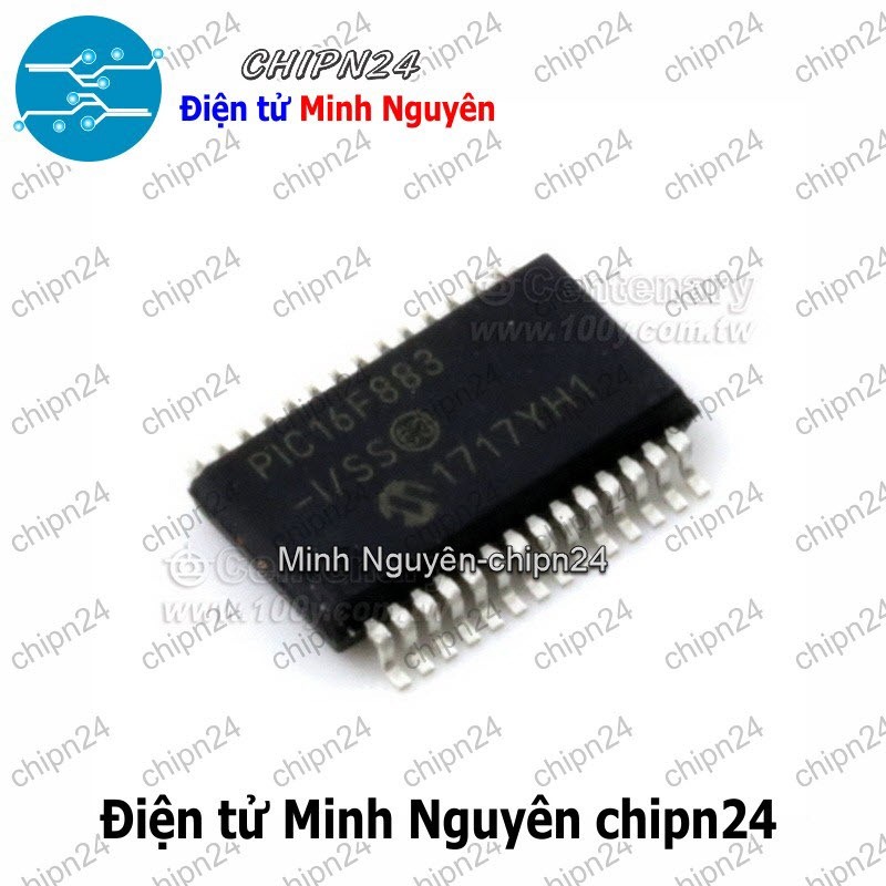 (SOP) IC Dán PIC16F883-I/SS SSOP-28 (SMD) (nhỏ) (PIC 16F883-I/SS PIC16F883) | Shopee Việt Nam