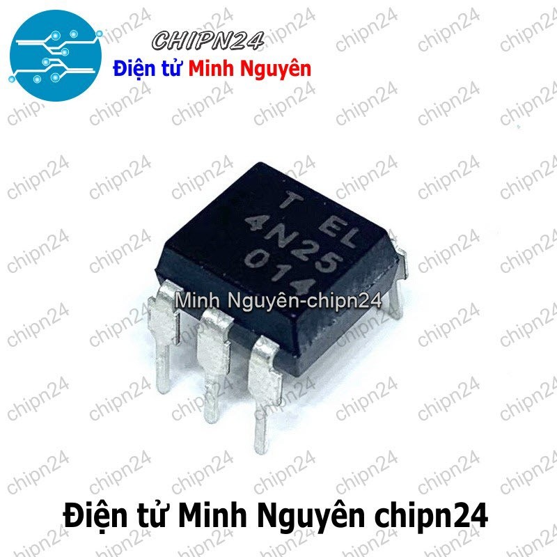[2 con] (DIP) Opto 4N25 DIP-6 Đen (EL4N25) | Shopee Việt Nam