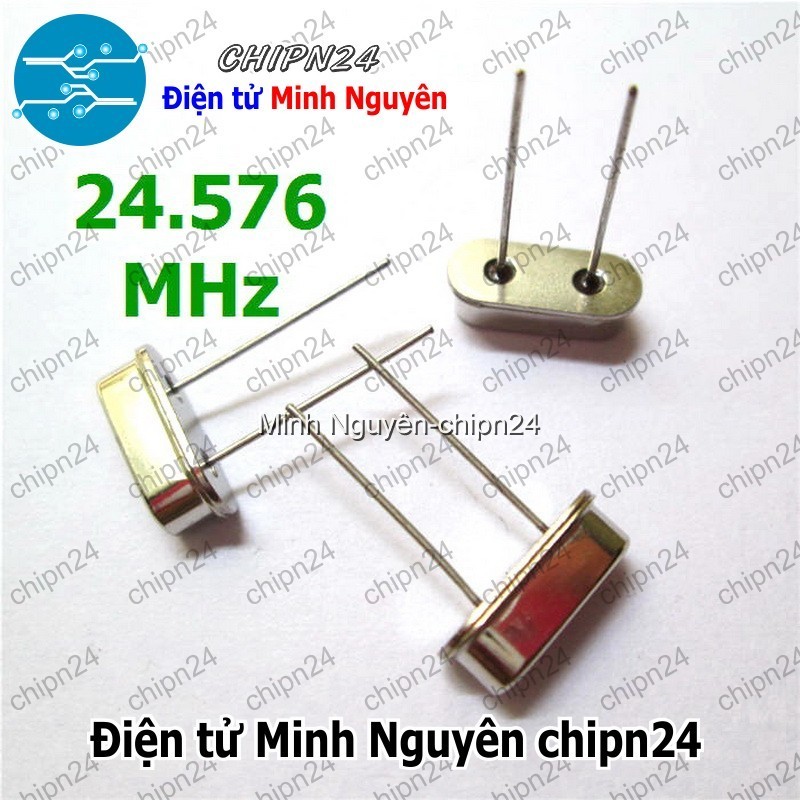 [3 con] (K348) Thạch anh 24.576M 49S DIP (24.576MHz 24.576) | Shopee Việt Nam