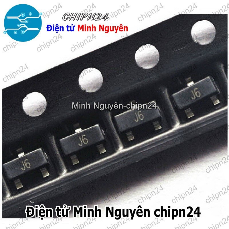 [25 con] Transistor Dán S9014 (J6) SOT-23 NPN 100mA 45V (SMD) (9014 ...