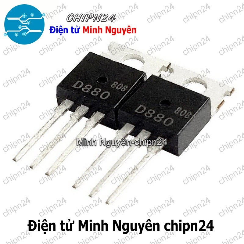 [2 con] (KT1) Transistor D880 TO-220 NPN 3A 60V (D880-Y 880) | Shopee ...