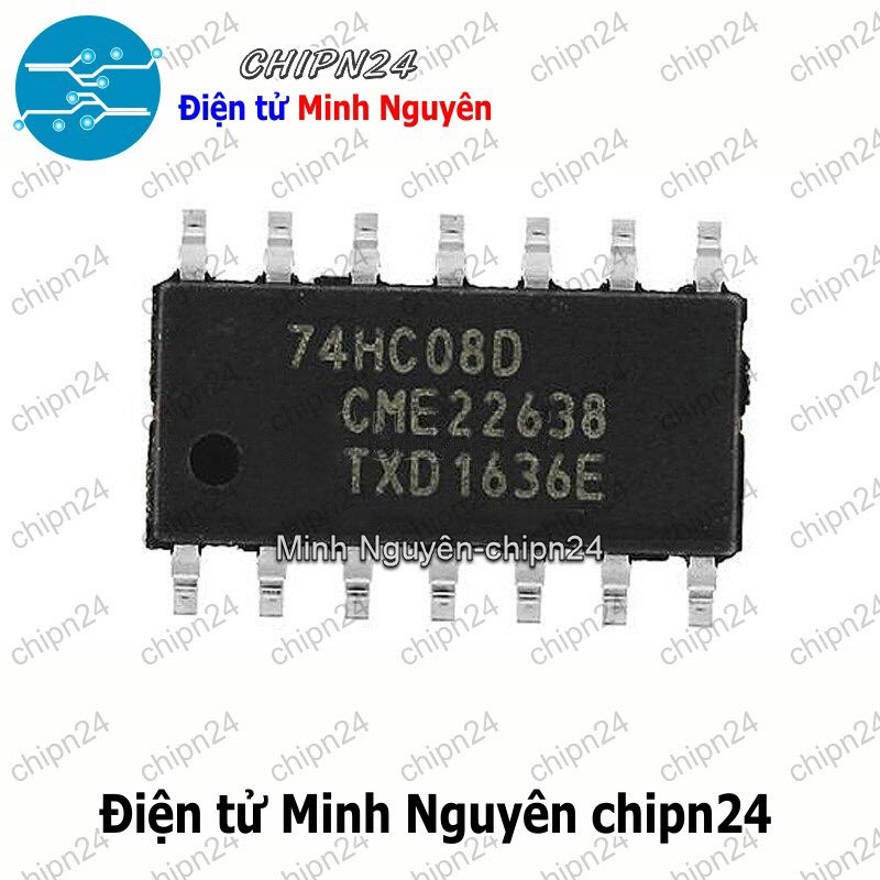 [3 CON] (SOP) IC Dán 74HC08 SOP-14 (SMD) (74HC08D 7408) | Shopee Việt Nam
