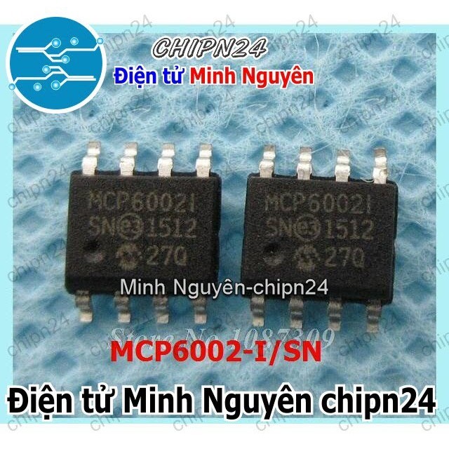 [1 CON] (SOP) IC Dán MCP6002 SOP-8 (SMD) (MCP6002-I/SN 1.8V) | Shopee Việt Nam