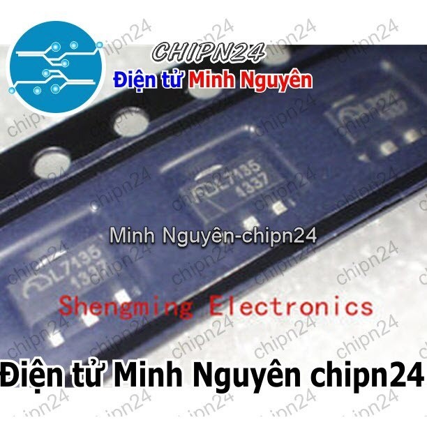[3 con] (SOP) IC Dán L7135 SOT-89 (SMD) (AMC7135 7135 Led Driver ...