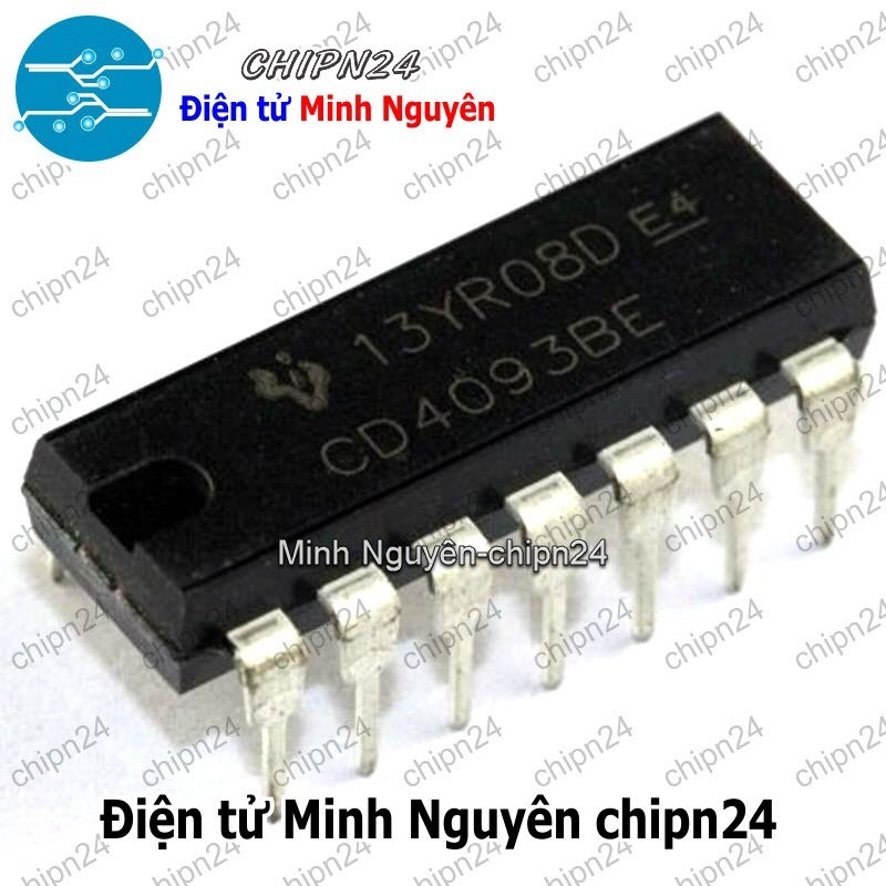 [3 CON] (DIP) IC CD4093 DIP-14 (CD4093BE 4093) | Shopee Việt Nam