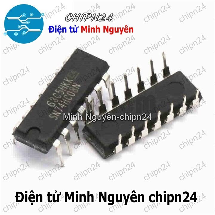[3 con] (DIP) IC 7408 74HC08 DIP-14 (74HC08N) (IC Quad 2 đầu vào AND) | Shopee Việt Nam