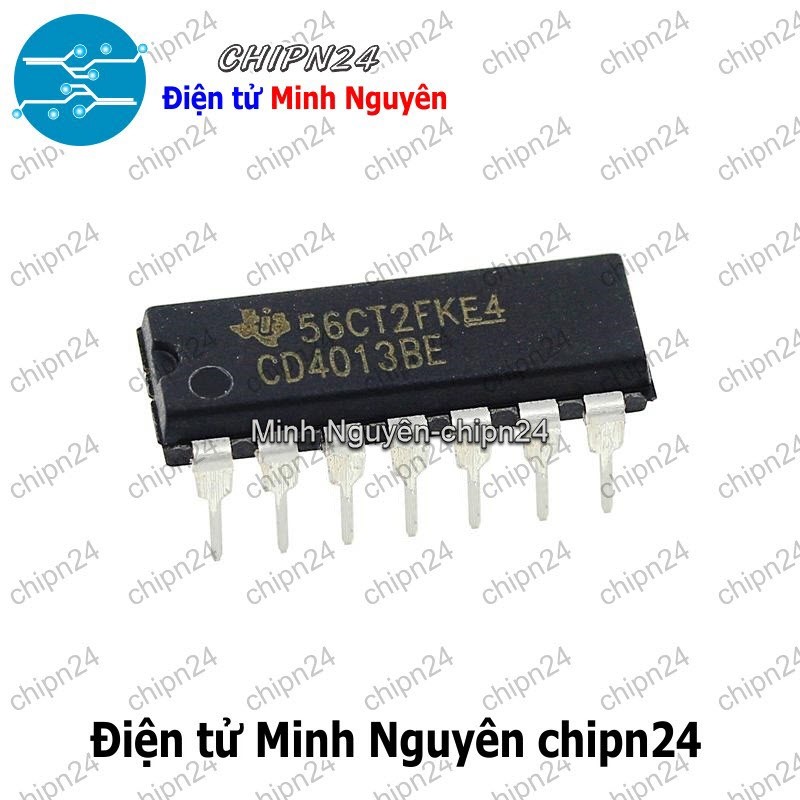 [4 CON] (DIP) IC CD4013 DIP-14 (CD4013BE 4013) | Shopee Việt Nam
