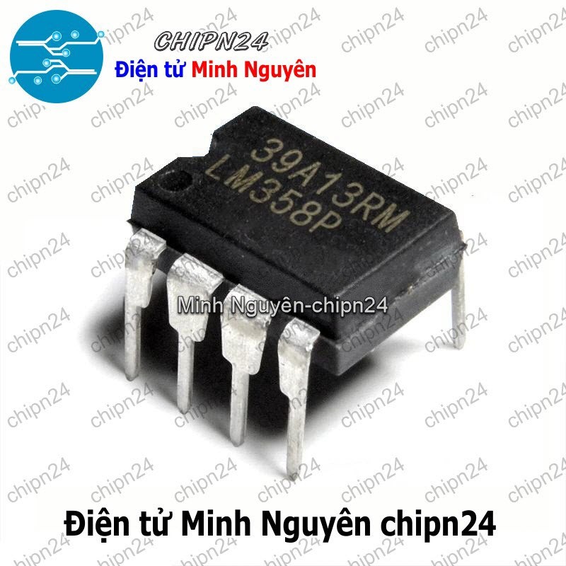 [3 con] (DIP) IC LM358 DIP-8 (LM358N LM358P) (IC khuếch đại thuật toán OpAmp) | Shopee Việt Nam
