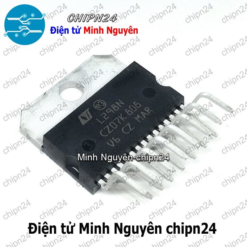 [1 con] (DIP) IC L298 Multiwatt-15 (L298N) (IC điều khiển động cơ ...