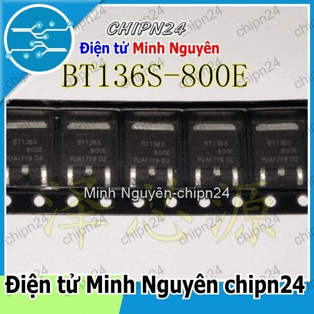 [2 con] (SOP) Triac Dán BT136S-600E TO-252 4A 800V (SMD) (BT136-600 BT136) | Shopee Việt Nam