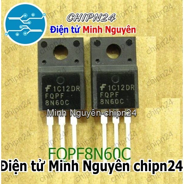 [2 CON] (KT1) Mosfet 8N60 TO-220F 8A 600V Kênh N (FQPF 8N60 FQPF8N60C) | Shopee Việt Nam