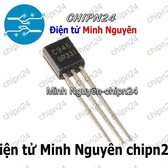 [25 con] (KT1) Transistor C945 TO-92 NPN 150mA 50V (2SC945 945) | Shopee Việt Nam