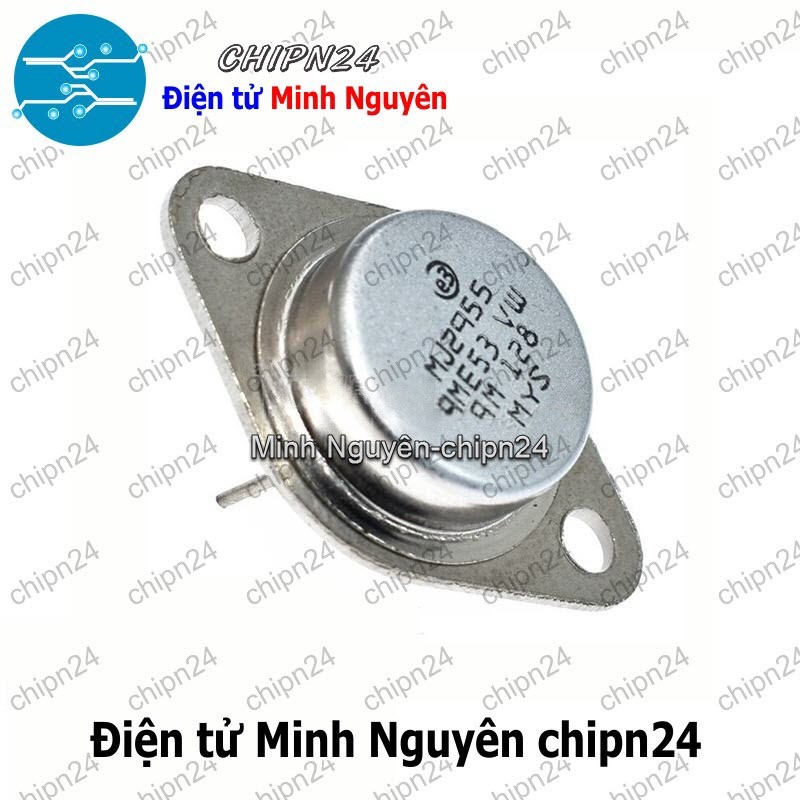 [1 CON] (KT1) Transistor MJ2955 TO-3 PNP 15A 60V (2955) | Shopee Việt Nam