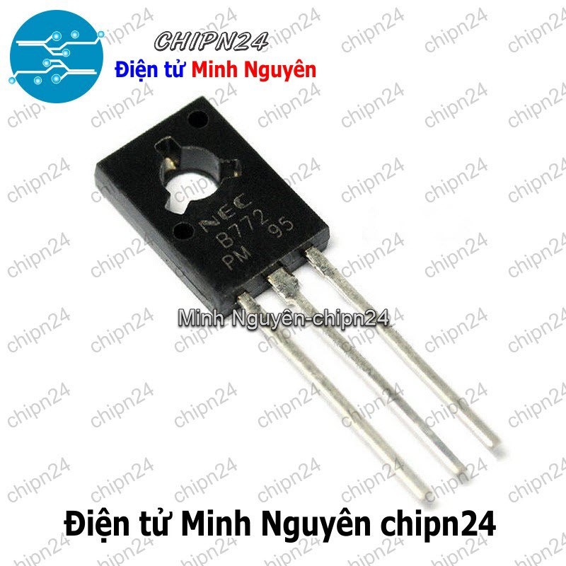 [10 CON] (KT1) Transistor B772 TO-126 PNP 3A 40V (2SB772 772) | Shopee Việt Nam