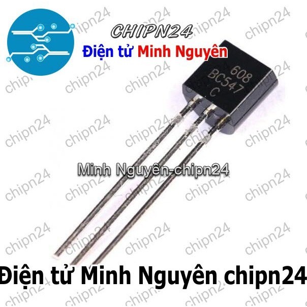 [25 con] (KT1) Transistor BC547 TO-92 NPN 100mA 45V (547) | Shopee Việt Nam