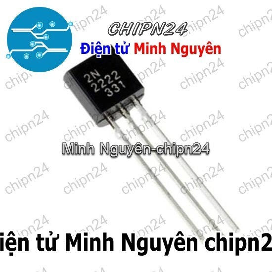 [25 con] (KT1) Transistor 2N2222 TO-92 NPN 600mA 40V (2222) | Shopee ...
