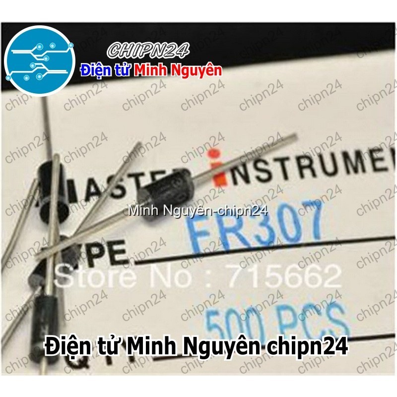 [10 CON] (KG2) Diode FR307 DIP 3A 1000V [Diode xung] | Shopee Việt Nam