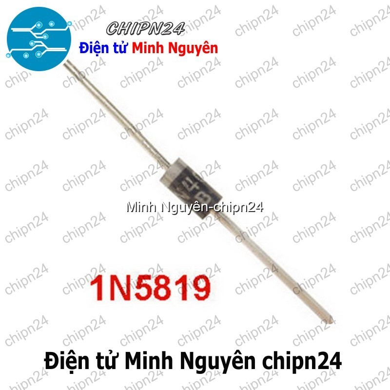 [10 con] Diode 1N5819 DIP 1A 40V (IN5819 5819) [Diode xung] | Shopee ...