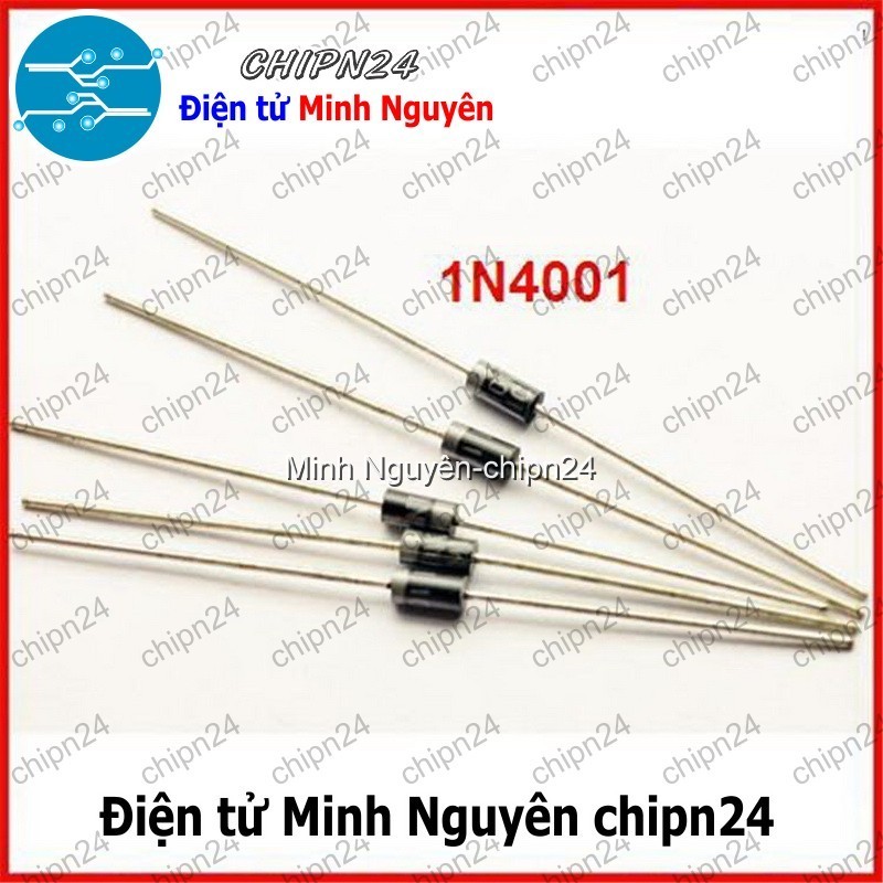 [25 con] (K462) Diode 1N4001 DIP 1A 50V (IN4001 4001) | Shopee Việt Nam