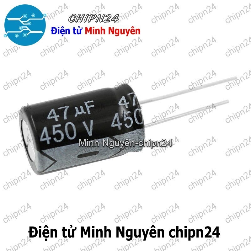 [4 con] (F251) Tụ hóa 47uF 450V Đen (16x25mm) | Shopee Việt Nam