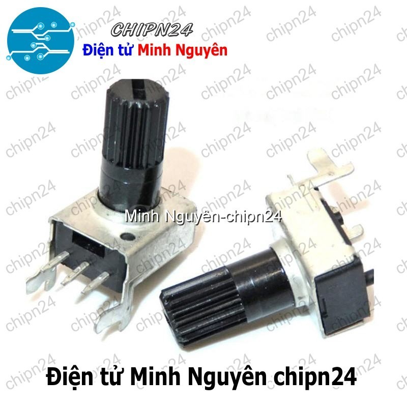 [4 con] (F172) Biến trở RV09 Ngang Trục Dài (1K/2K/5K/10K/20K/50K/100K ...
