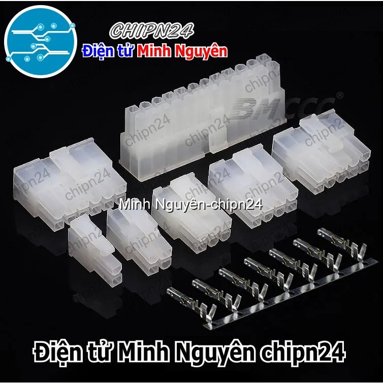 (F310-311) Vỏ Header 4.2mm 5557 (2x1P/2x2P/2x3P/2x4P/2x5P/2x6P/2x7P/2x8P/2x9P/2x10P/2x11P/2x12P ...