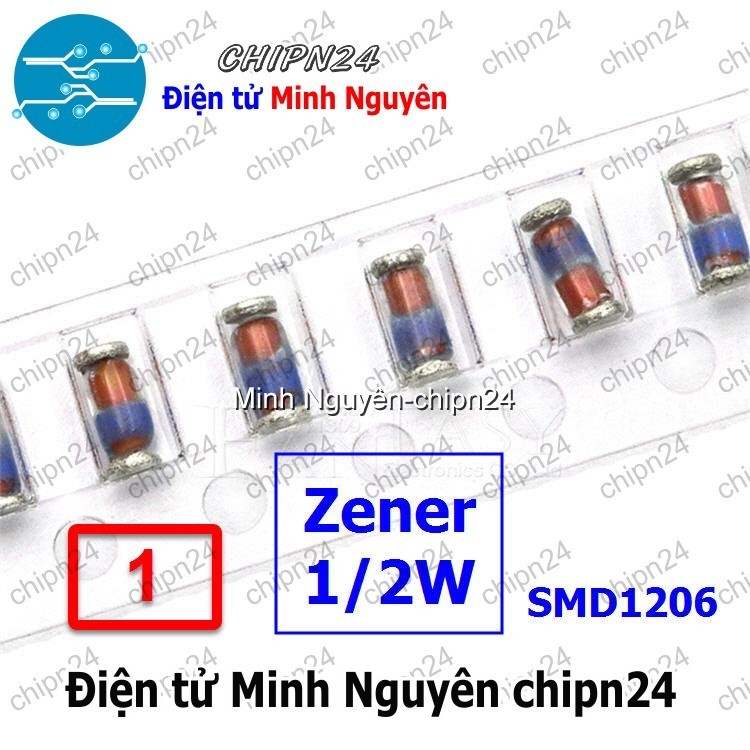 [10 con] (G32) Diode Zener Dán 1/2W (2V/2V4/3V/3V3/3V6/3V9/4V3/4V7/5V1/5V6/6V2/6V8/7V5/8V2/9V1 ...