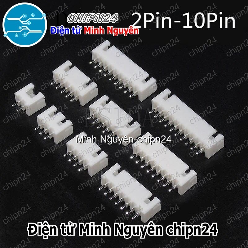 [10 cái] (F297-298) Header XH2.54 Đực Thẳng (2P/3P/4P/5P/6P/7P/8P/9P/10P/11P/12P/14p) - [Chọn ...
