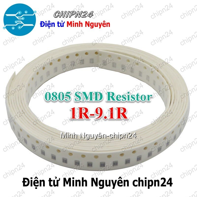 [50 con] (KX) Điện Trở dán SMD 0805 5% (2.0x1.2mm) (1R 1.2R 1.5R 1.8R 2.2R 3.3R 4.7R 5.6R 6.8R 8 ...