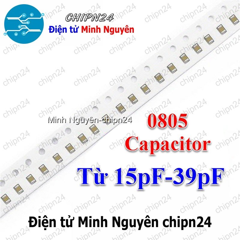 [25 con] (G26) Tụ Dán SMD 0805 50V (15pF/18pF/20pF/22pF/33pF/24pF/27pF/30pF/36pF/39pF) - [Chọn ...
