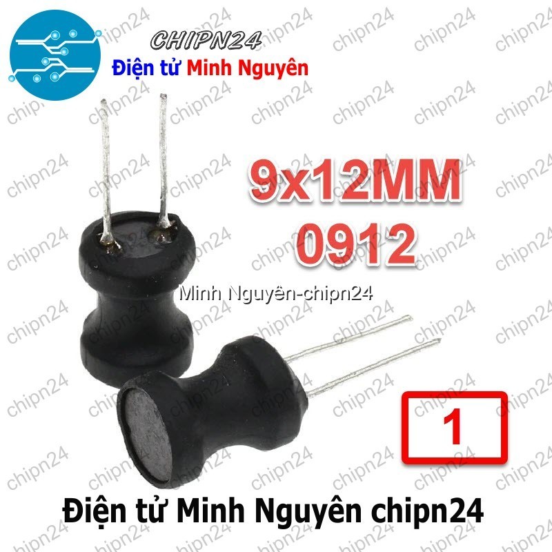 [3 cái] (K233) Cuộn cảm cắm 9x12mm DIP 0912 (1uH/1.5uH/2.2uH/3.3uH/4.7uH/10uH/15uH/22uH/33uH ...
