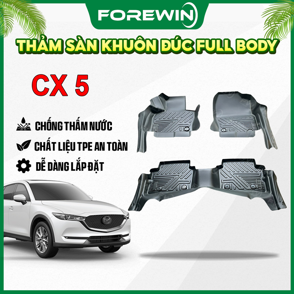 [Forewin] Thảm Lót Sàn Ô Tô TPE Nhựa Đúc Mazda CX-5 | Shopee Việt Nam
