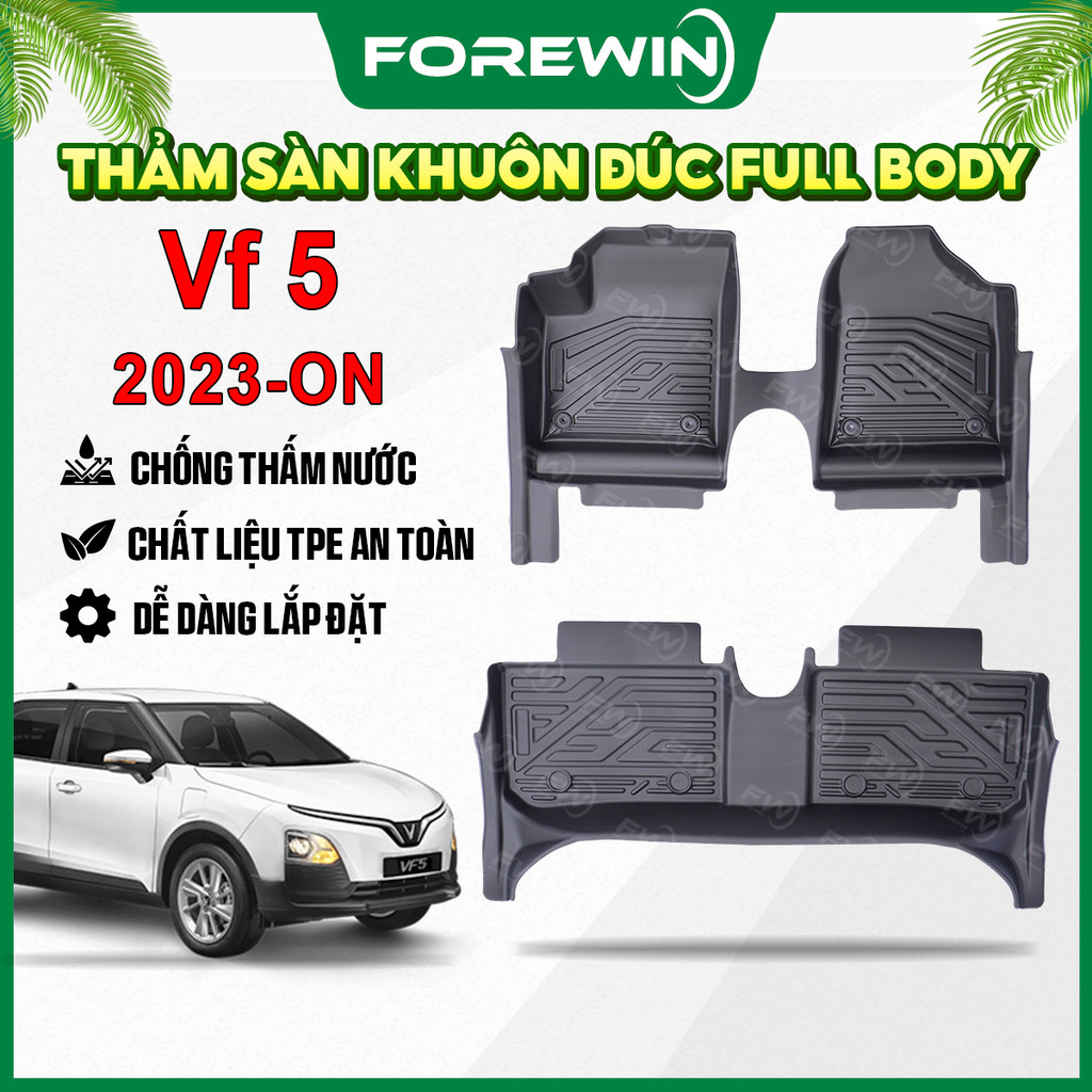 [Forewin] Thảm Lót Sàn Ô Tô TPE Khuôn Đúc Vinfast VF5 | Shopee Việt Nam