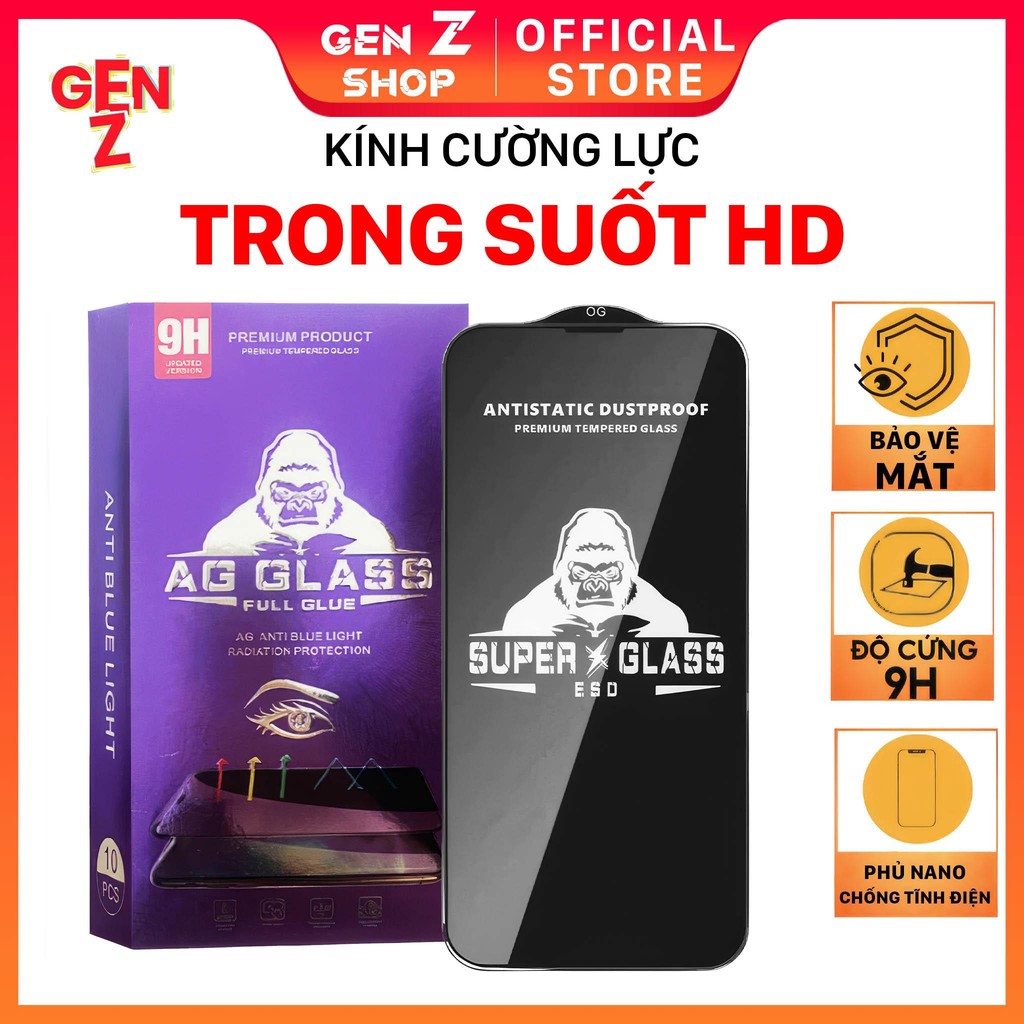 Kính cường lực VIVO IQOO Z9 Z9x Z6X Z6 Z5X Z5 Z3 U5 NEO9 NEO6 NEO5 NEO3 SE Lite pro turbo 44w 4G ...