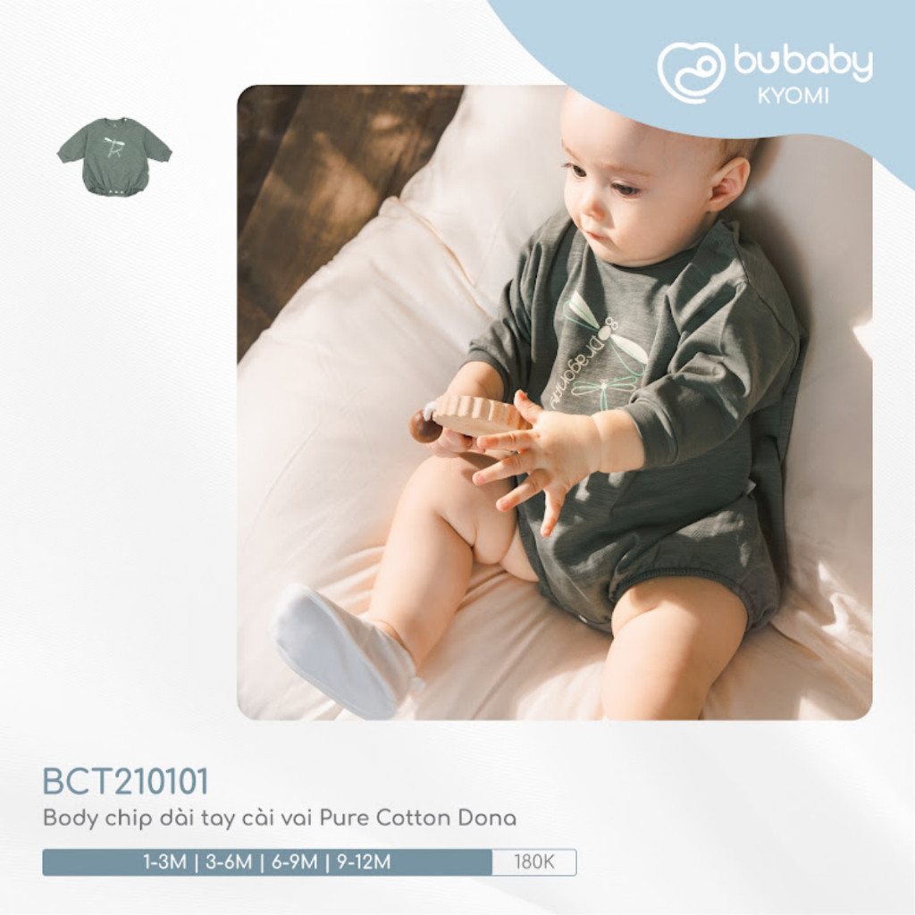 Bubaby - Body chip dài tay cài vai Pure Cotton Dona BDY273055 | Shopee ...