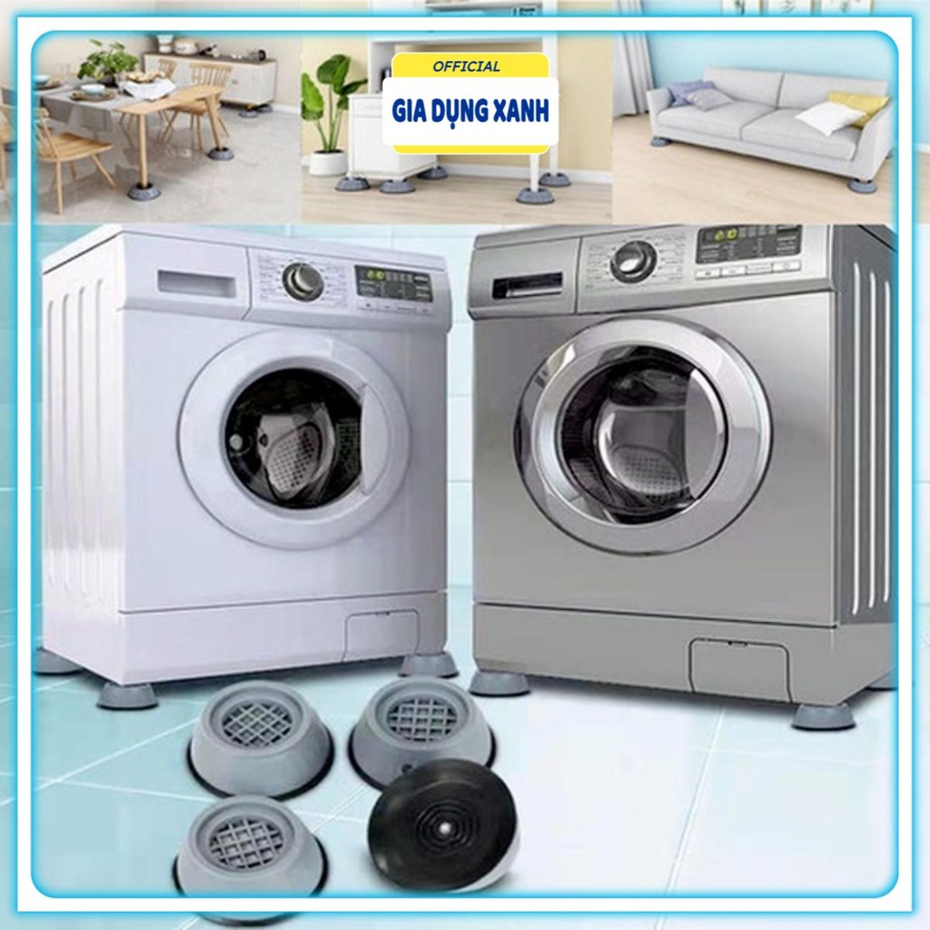 Set 4 Đệm Cao Su Cố Định Chống Trượt Chân Máy Giặt / Tủ Lạnh (GDX) | Shopee Việt Nam