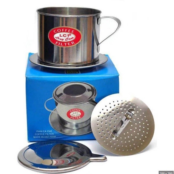 Phin pha cafe inox 8 【Phin inox 8 hộp xanh】 | Shopee Việt Nam