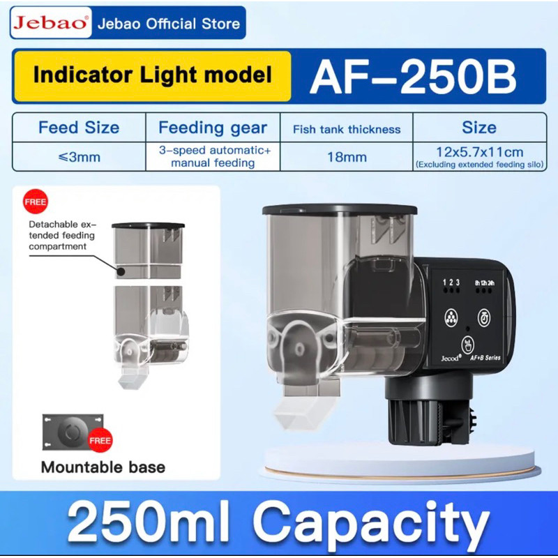 Máy cho cá ăn tự động jebao AF | Shopee Việt Nam