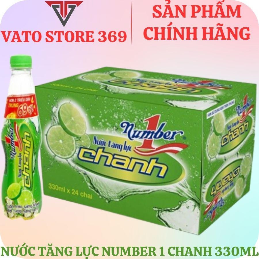Nước tăng lực NUMBER 1 chanh chai 330ml | Shopee Việt Nam