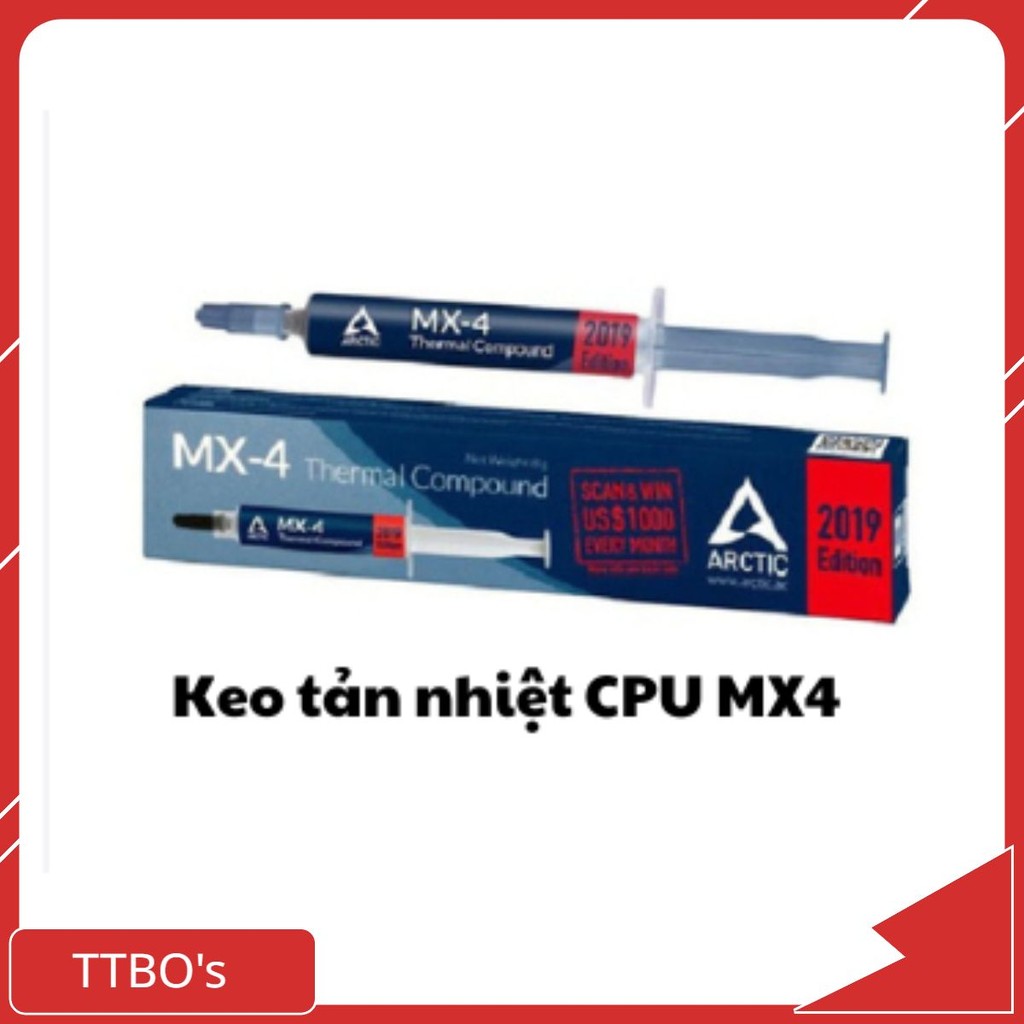 Keo Tản Nhiệt CPU MX4/MX5/MX6 hàng NK 4g - 8g -20g- Keo Làm Mát Chip Phù Hợp Cho Những Máy Chơi ...