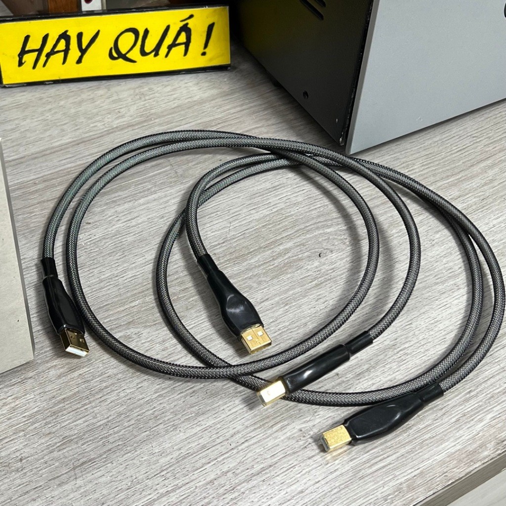 Dây USB Audiophile Teflon Đồng Mạ Bạc Cao Cấp Dành Cho Audio - Dây USB ...