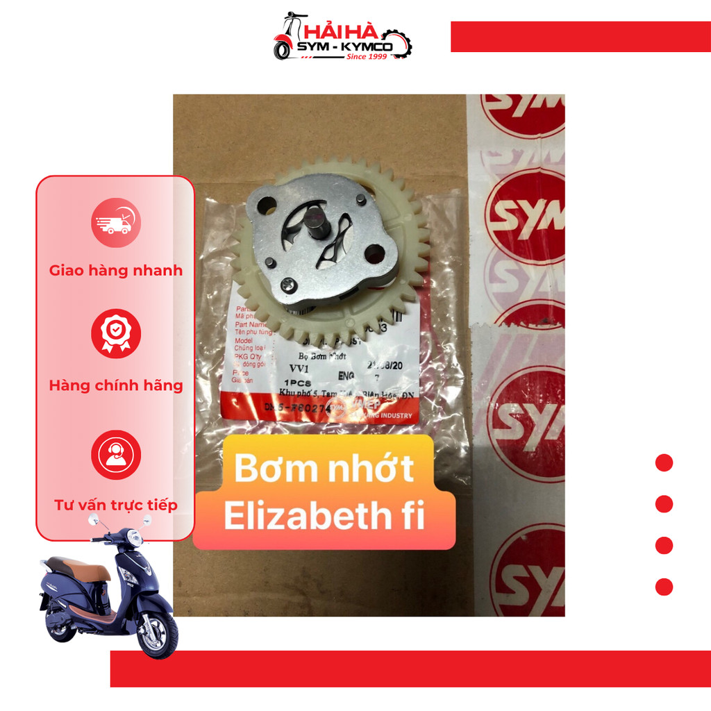 Bơm nhớt xe Elizabeth FI mã VUA [Chính hãng SYM] | Shopee Việt Nam