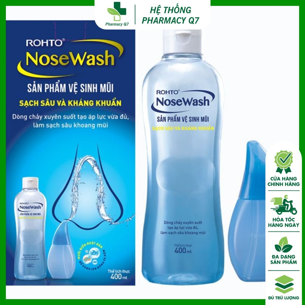 BỘ DỤNG CỤ RỬA MŨI NOSEWASH NOSE WASH TẶNG KEM DUNG DỊCH , BÌNH 400ML ...