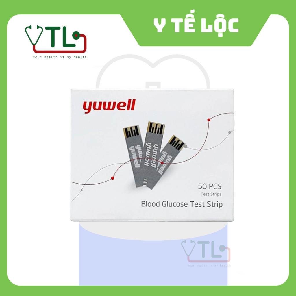 Que thử tiểu đường Yuwell Y330 Dùng cho máy đường Yuwell 582 và 710 Hộp ...