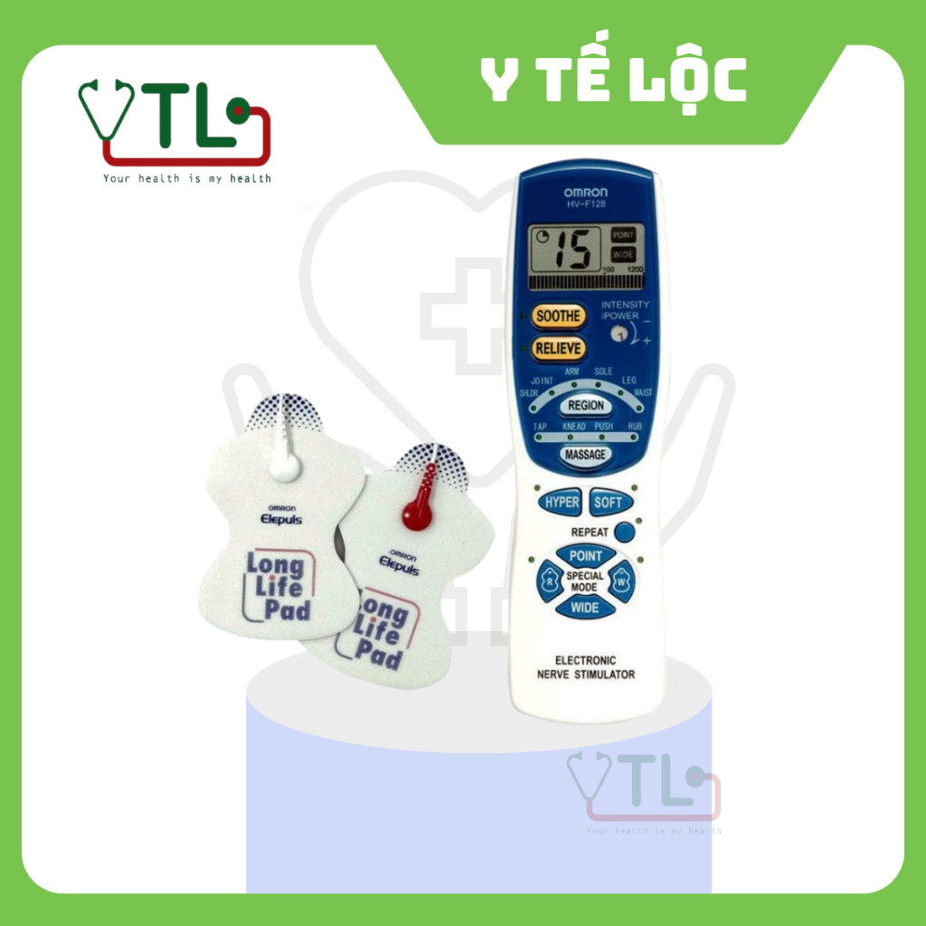 Máy mát xa Omron HV-F128 (Trắng) | Shopee Việt Nam