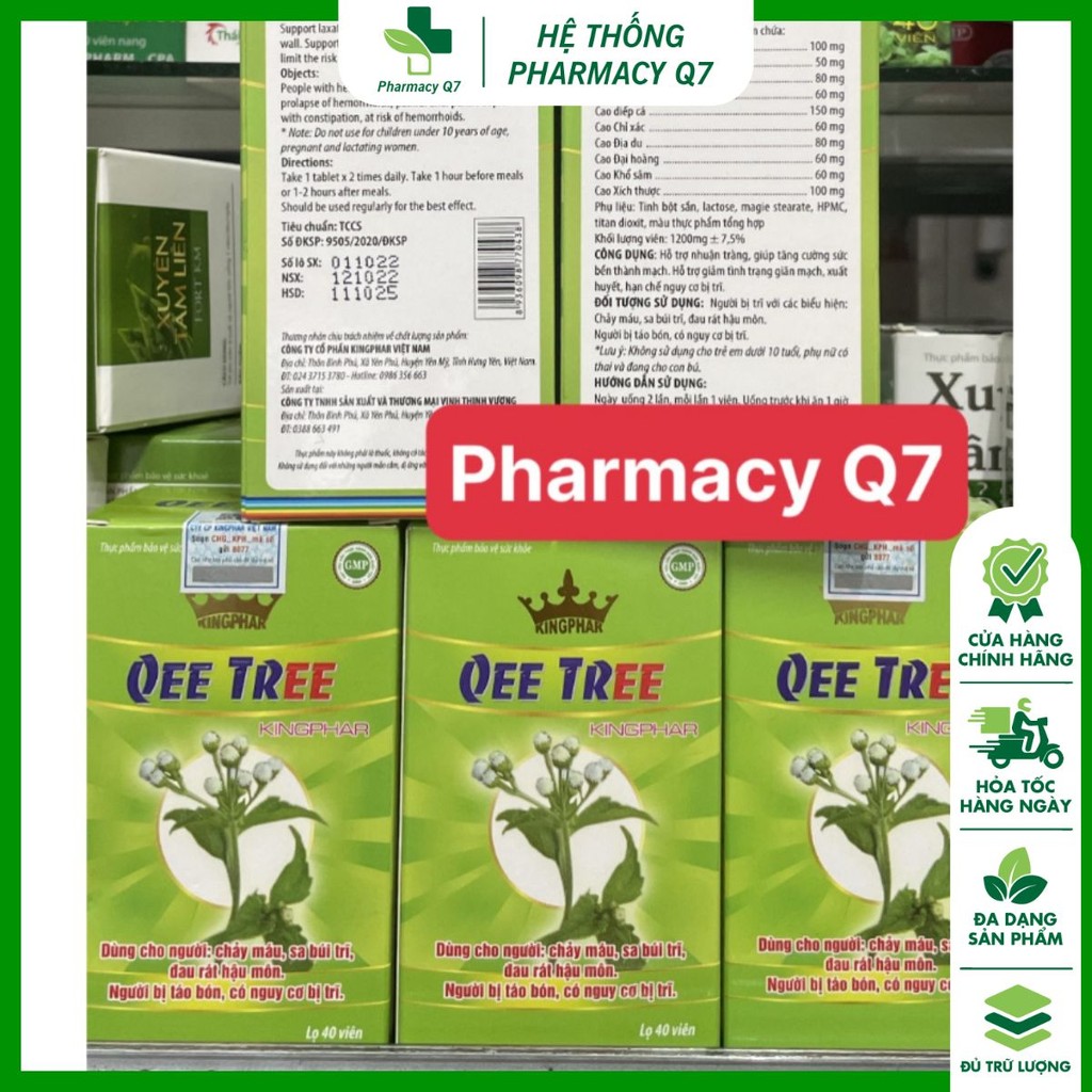 Qee tree Kingphar - Thực phẩm hỗ trợ sức khỏe táo bón/ que Tree ...