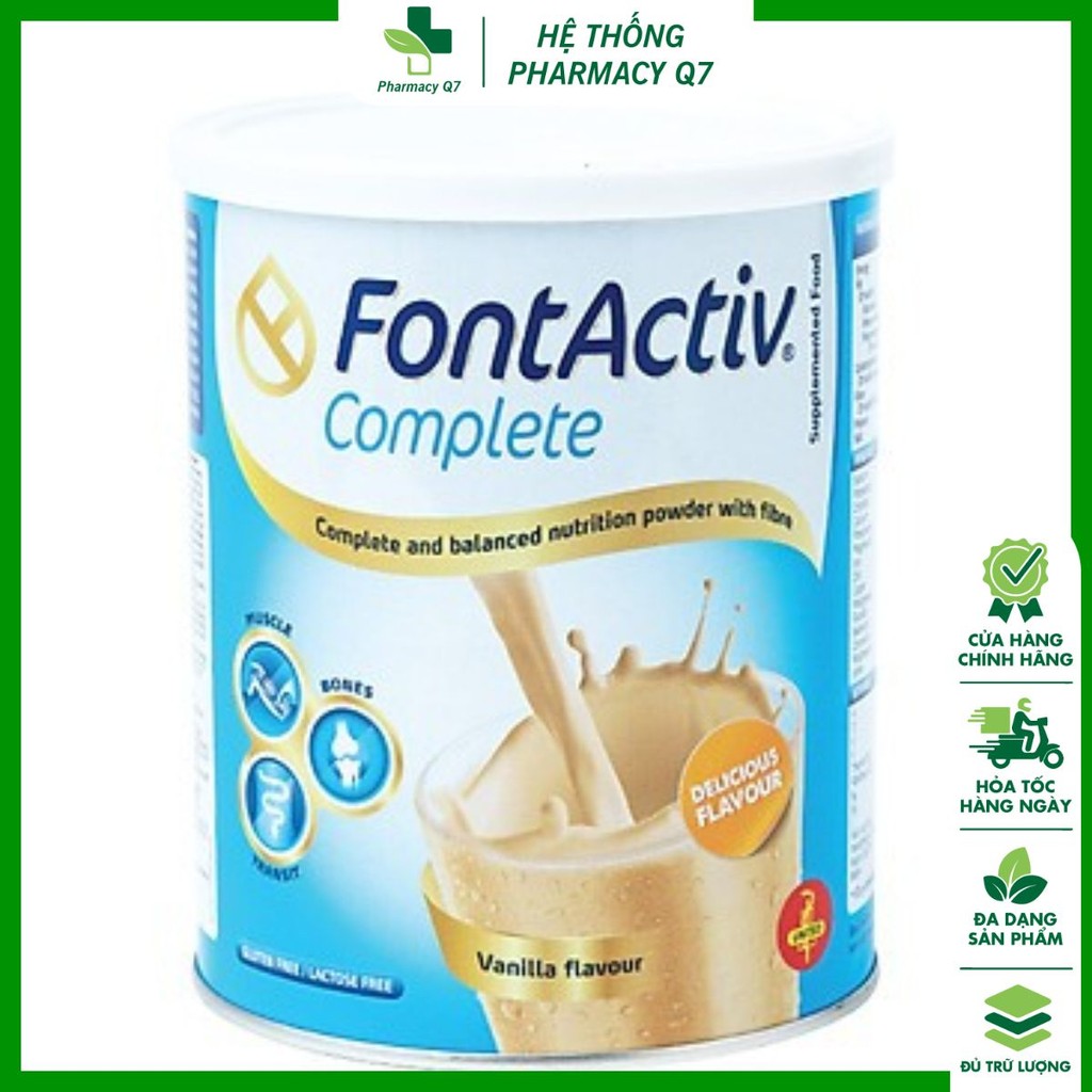 Sữa bột cho người cao tuổi, người bệnh đang phục hồi FontActiv Complete (800g) | Shopee Việt Nam