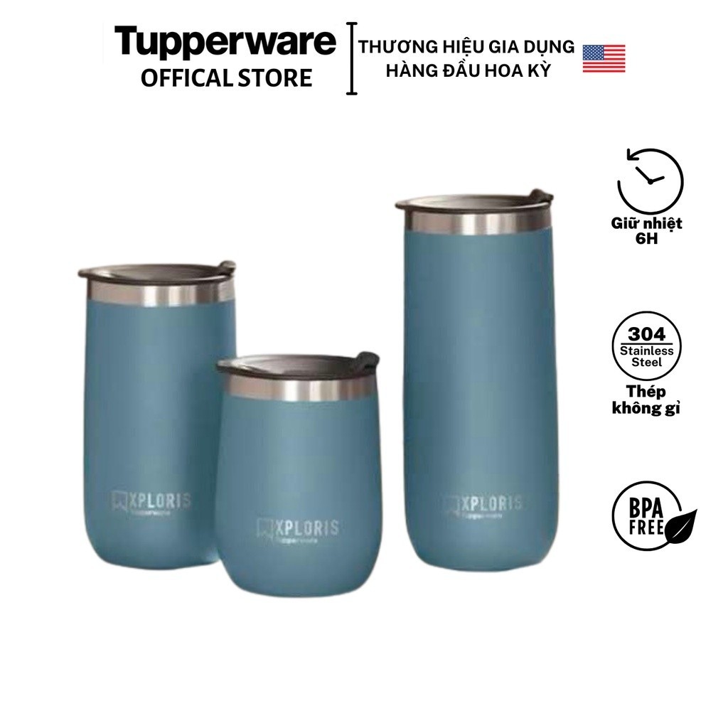 Bình/Ly giữ nhiệt Tupperware XPLORIS 230ml/350ml/470ml | Shopee Việt Nam