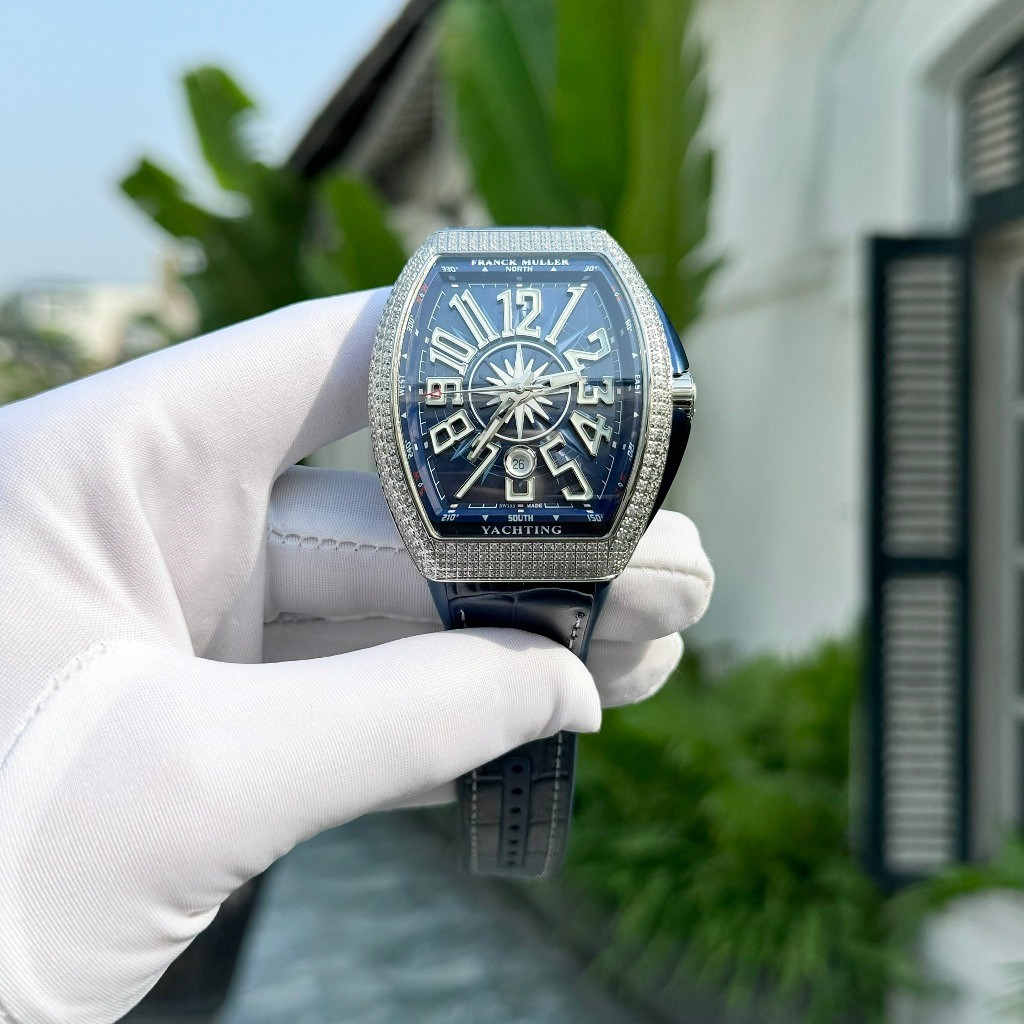 [Fullbox hãng]Đồng hồ nam Franck Muller Yachting V41 ABF 42mm máy FM800 ...