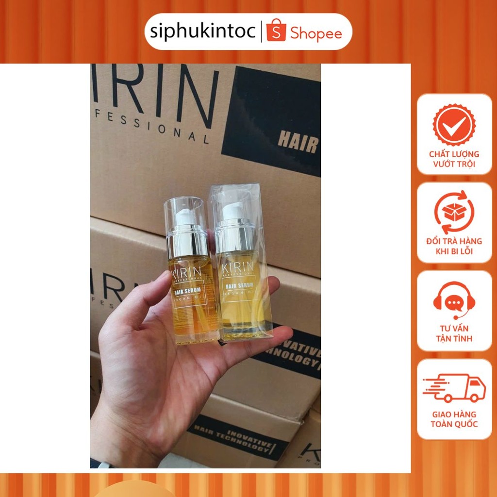[ CHÍNH HÃNG ] Hair serum Tinh dầu dưỡng tóc Argan Oil KIRIN 50ml, chăm ...